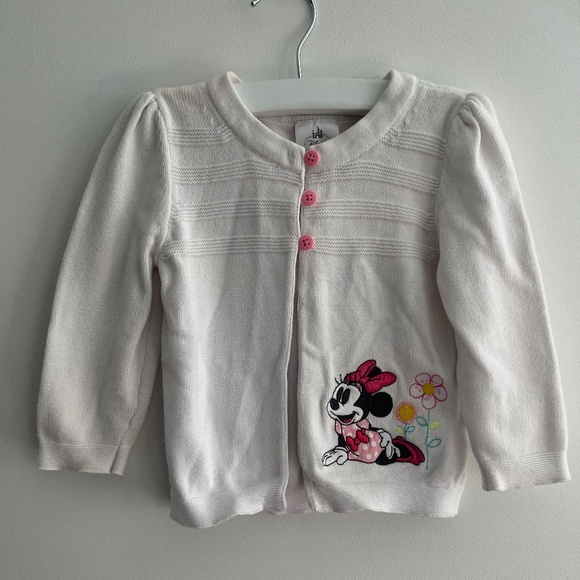 Disney | Shirts & Tops | Disney Baby Minnie Mouse Cardigan | Poshmark